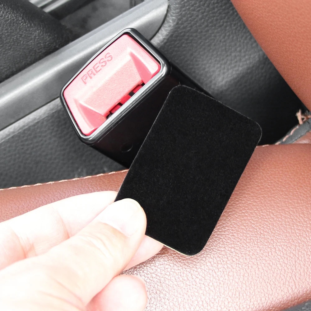 Cinto de segurança do carro Fivela Adesivo, Anti-Colisão Almofadas para ...