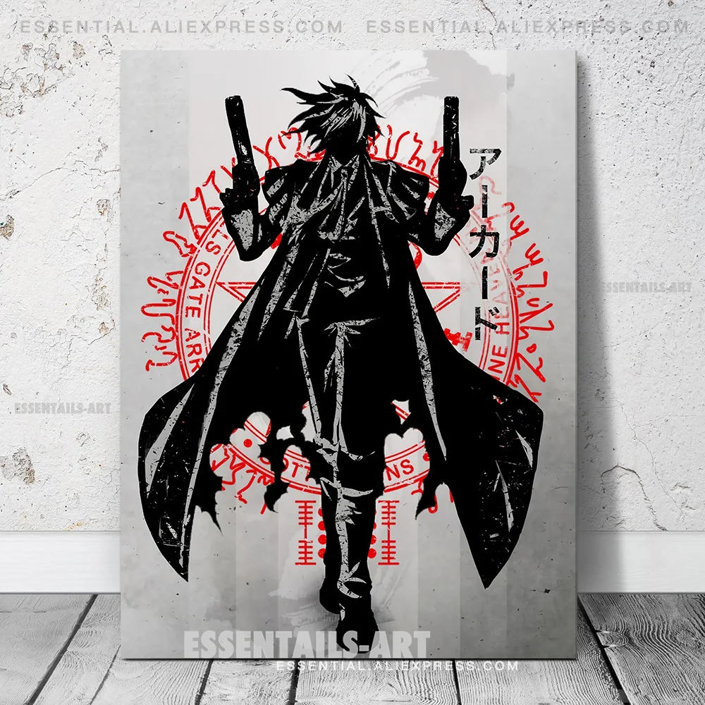 Alucard Lords of Shadow Hellsing Castlevania Poster Canvas Wall Art ...