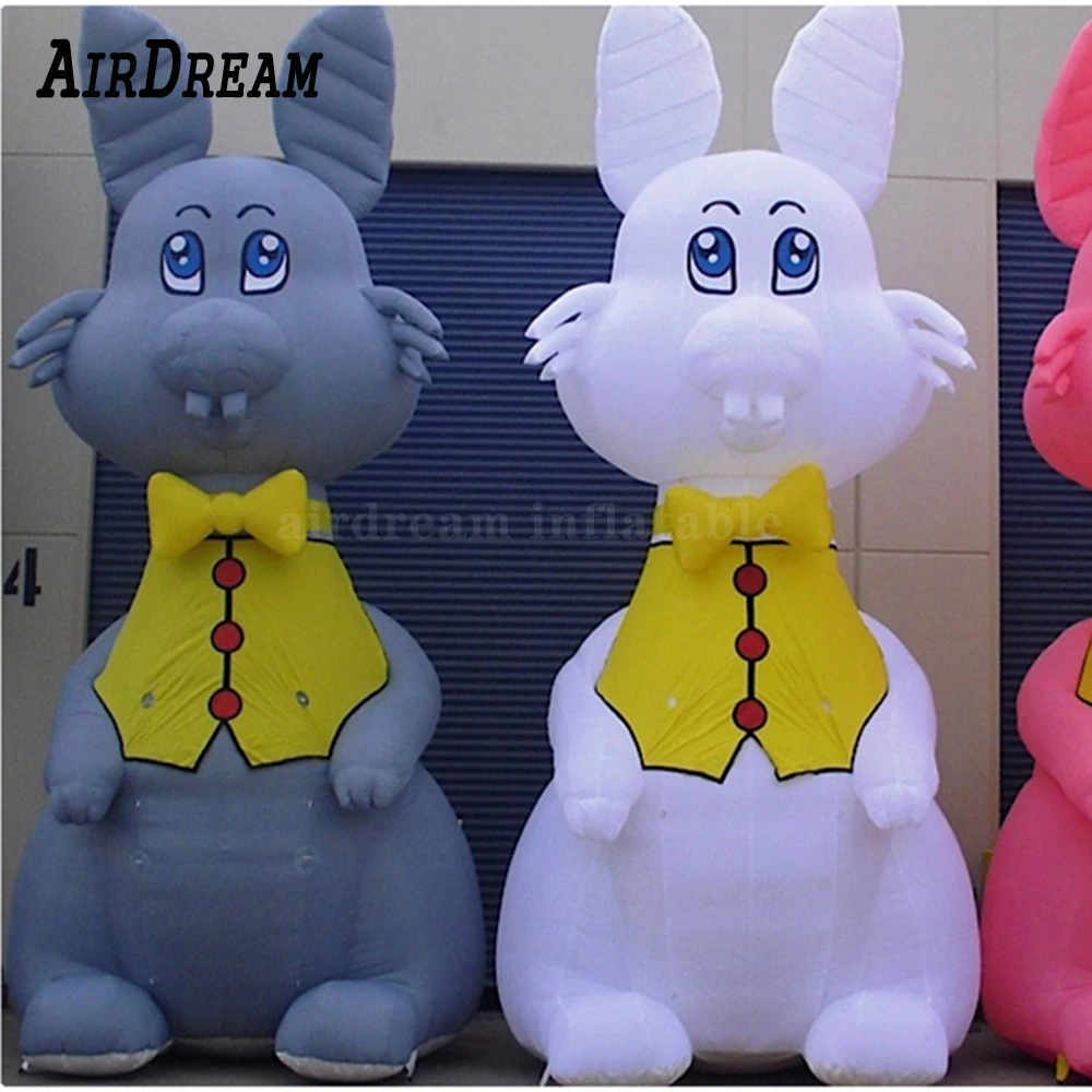 Giant 3/5/7mH easter inflatable bugs bunny,advertising rabbit cartoon ...