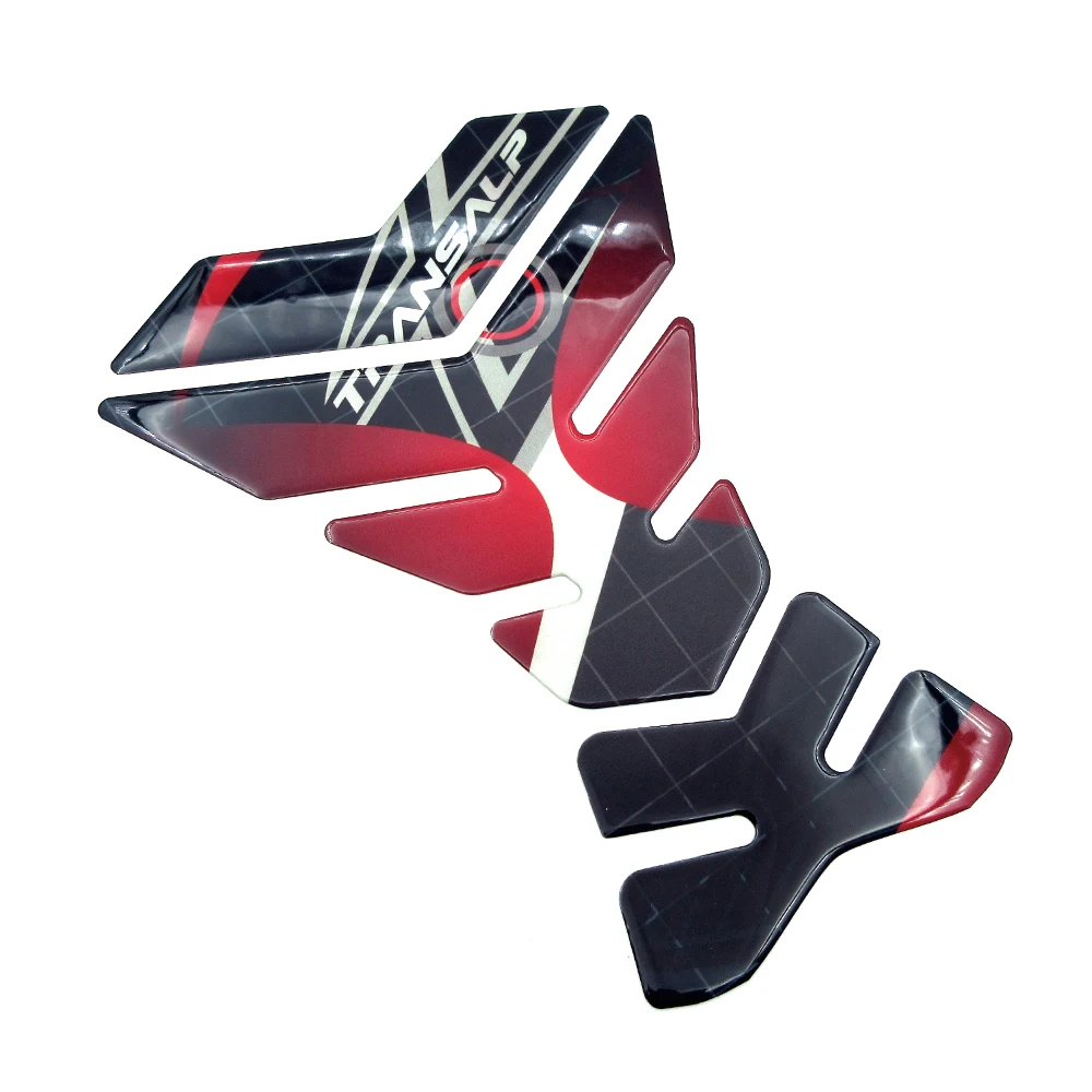 Motorcycle-Decals-For-Honda-TRANSALP-Tank-Pad-3D-Resin-Reflective ...