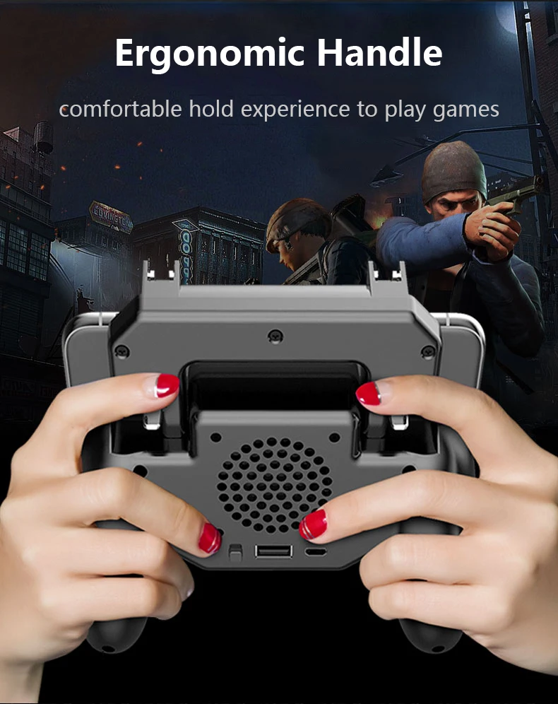 SR 2000mAh Power Bank, with Cooling Fan PUBG Controller Gaming ...