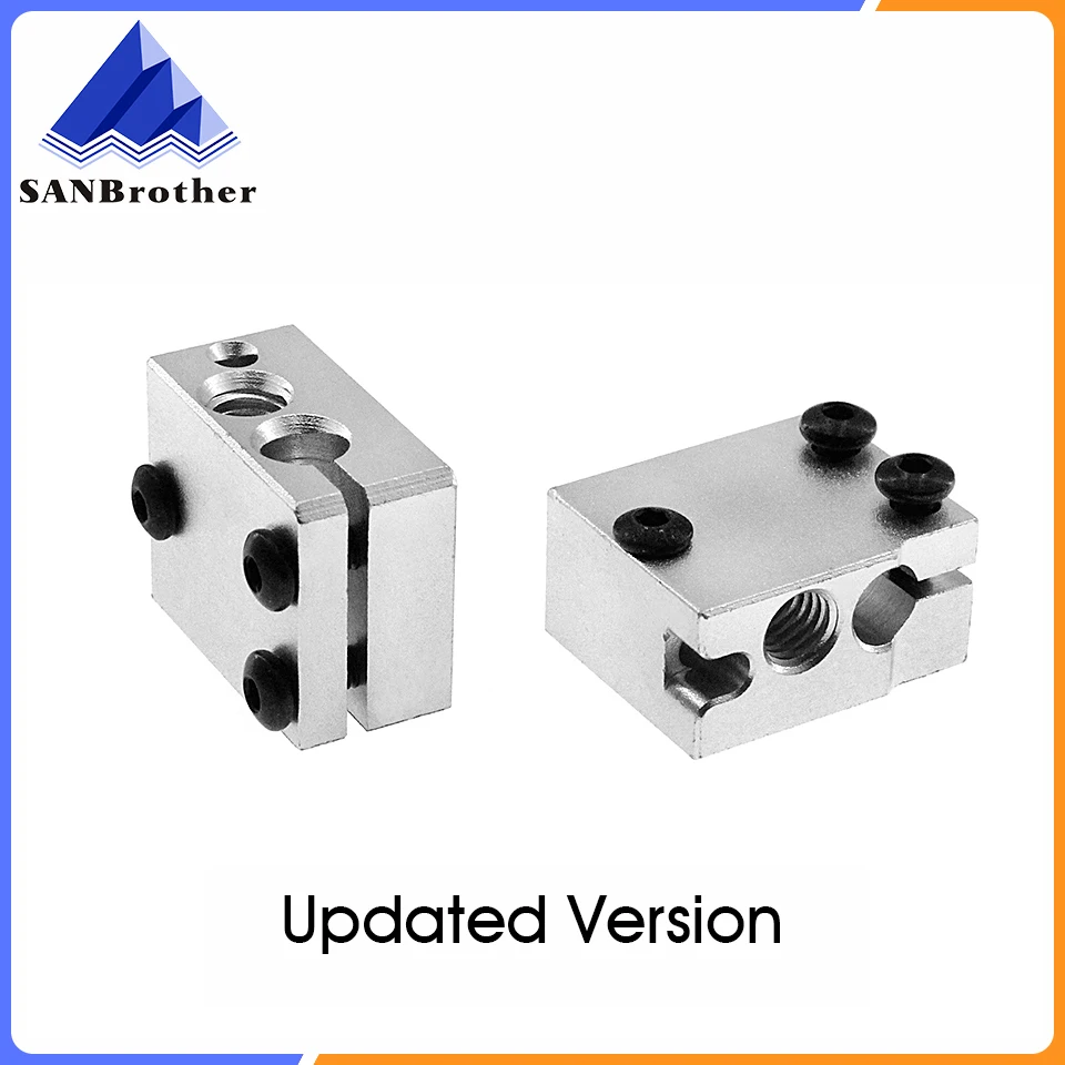 Volcano Eruption Heat Block Hot End For 1.75/3mm Filament V5 V6 ...
