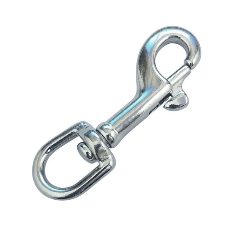 316-Stainless-Steel-70mm-Scuba-Diving-Clips-Swivel-Eye-Snap-Hook-Dive ...