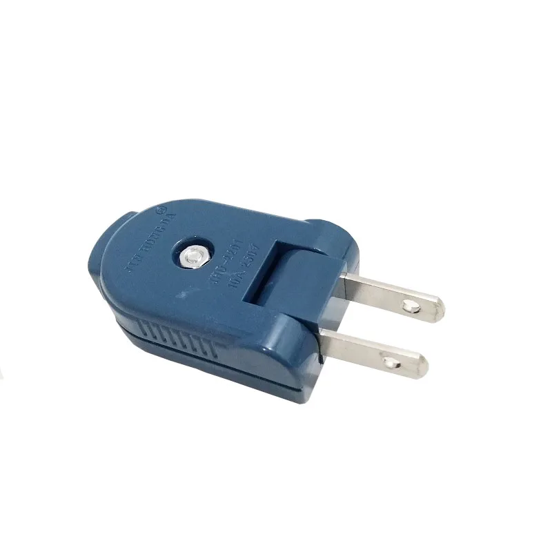 2 Pin US Plug Male Female Electric Plug Socket 10A 220V Detachable ...