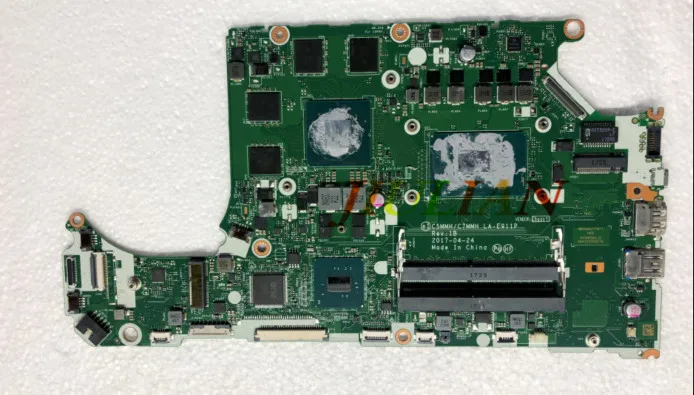 C5MMH/C7MMH LA-E911P For Acer Nitro 5 AN515-51 Motherboard i7-7700HQ ...