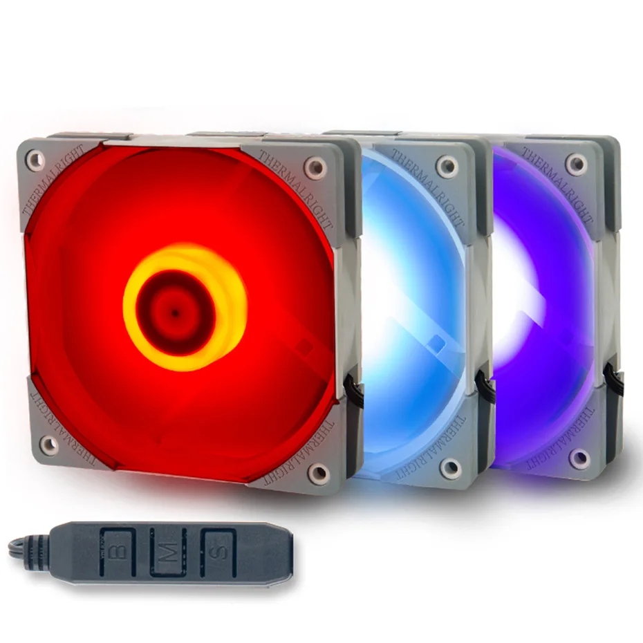 Thermalright 3in1 TL R12 컴퓨터 케이스 팬 12V/4Pin RGB 120mm CPU 냉각 PWM 팬 조용한 ...