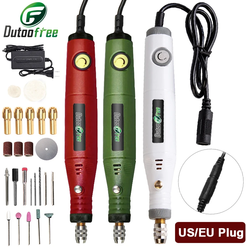 110V/220V Electric Drill Engraving Pen Home DIY Mini Drill Machine ...