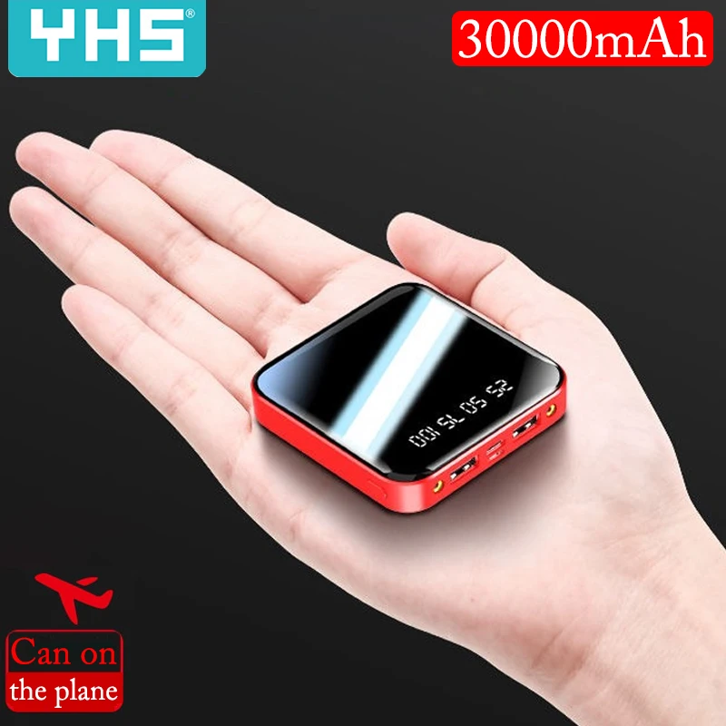 Mi ni 30000mAh power Bank для iPhone 8 Xiaomi mi power bank Pover Bank ...