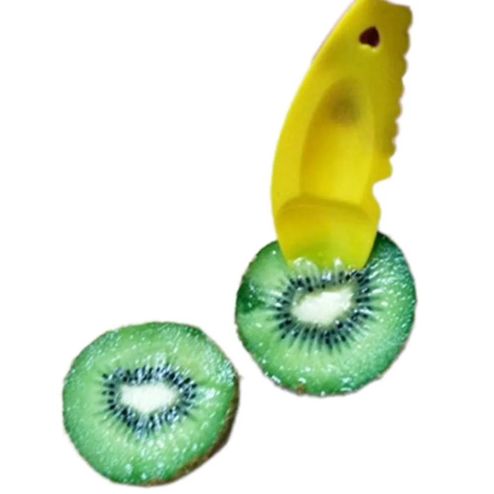 2000 Pcs 2 In 1 Kiwi Fruit Scoop Plastic Candy Color Fruit Knife Slicer ...