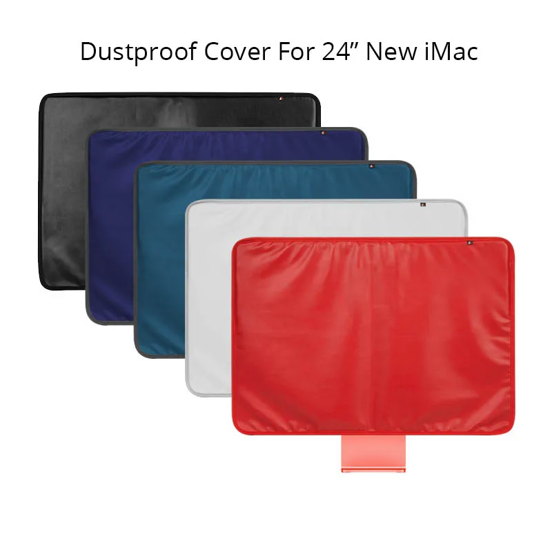 New PU Leather Cover for 24 Inch IMAC Display Dust Cover Pu Back Pocket ...