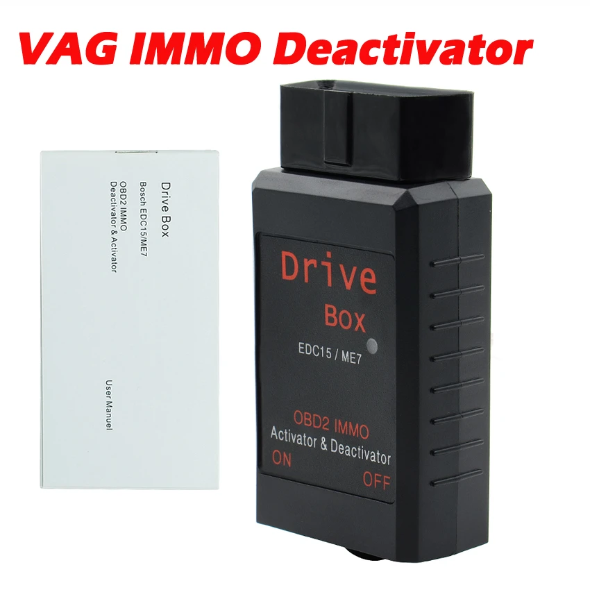 VAG Drive Box OBD 2 OBD2 Immobilizer IMMO Deactivator Activator for Audi EDC15/ME7 VAG IMMO ...