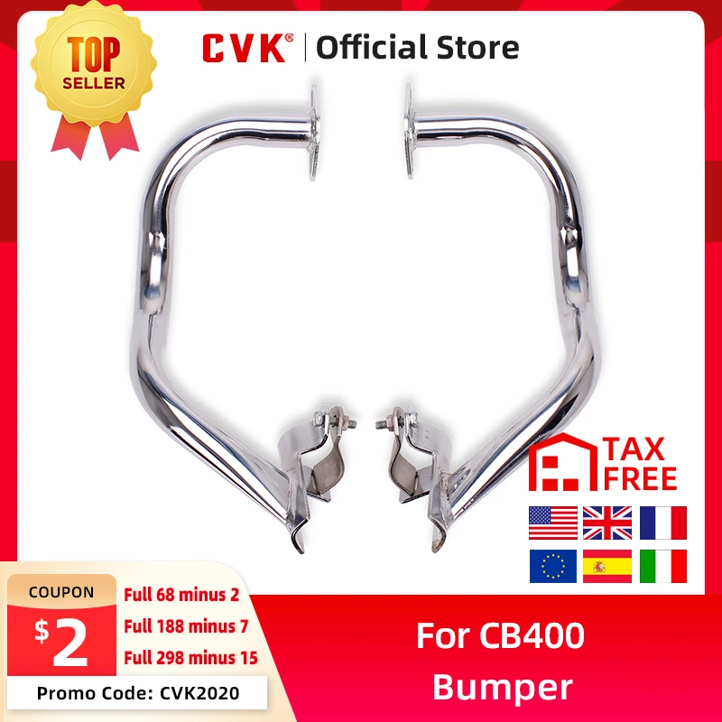 CVK Motorcycle Engine Frame Protector Metal Tube Engine Guard Rail ...