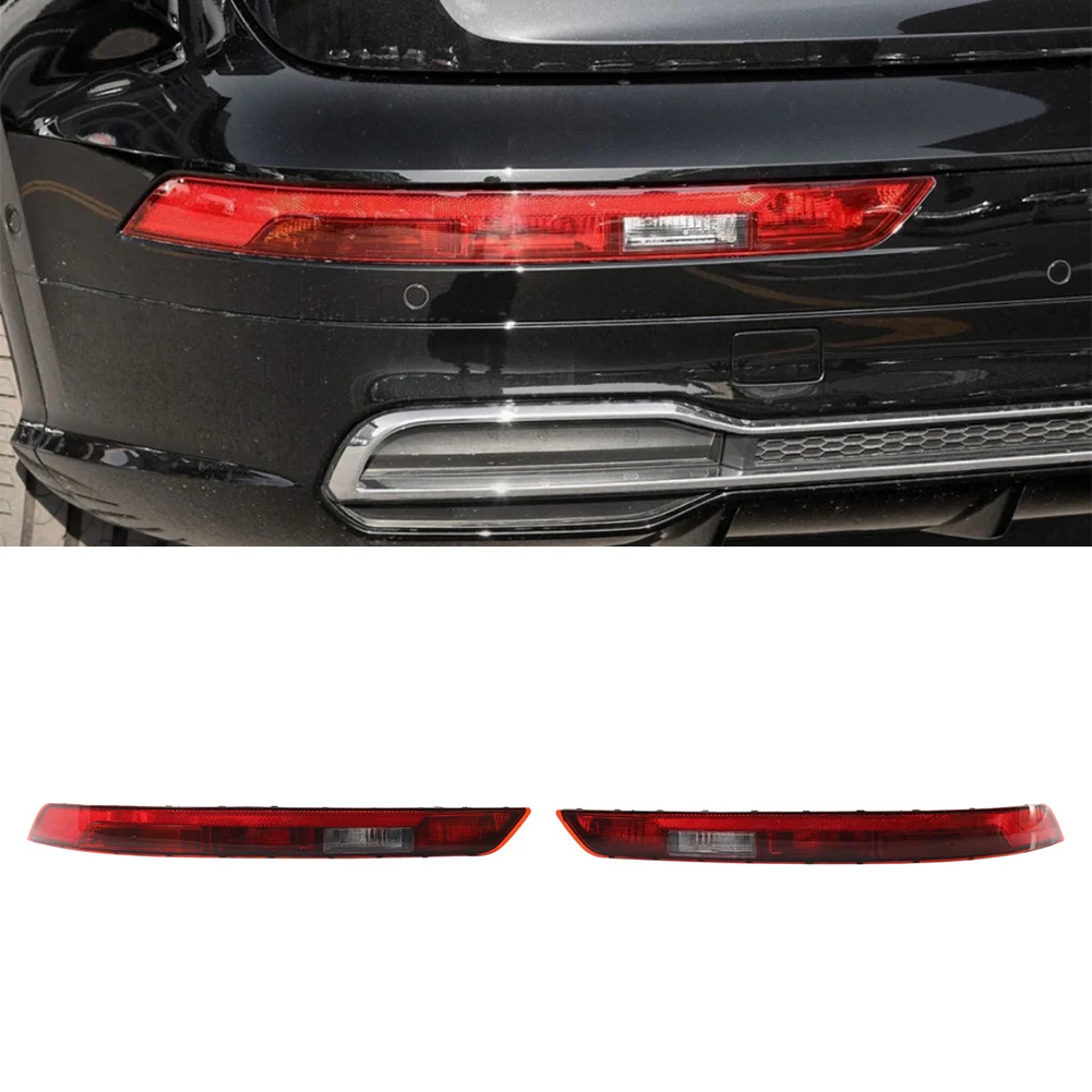 For-Audi-Q5-2018-2019-2020-2021-Car-Rear-Bumper-Lower-Tail-Light-Brake ...