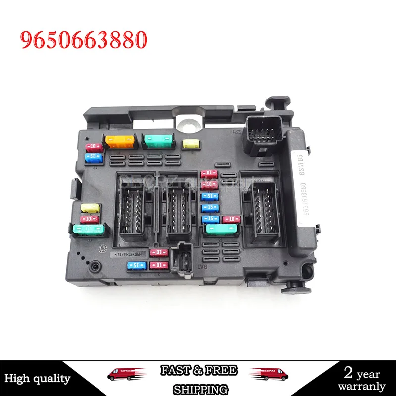 For Peugeot 307 Sw 2004 Lhd 2.0 Hdi Bsm Body Control Module 9650663880 ...