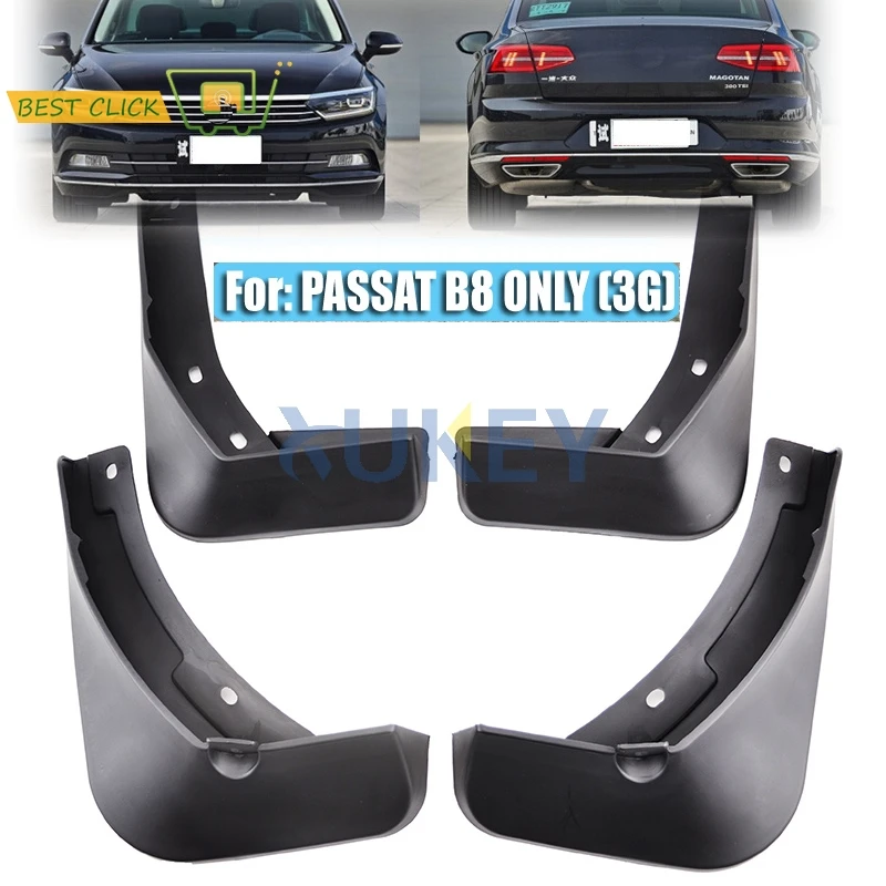 Front-Rear-Car-Mud-Flaps-For-VW-Volkswagen-Passat-B8-3G-2015-2016-2017 ...