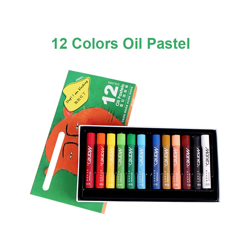 Oil-Pastel-The-Pastel-12-Colors-Environmental-Round-Oil-Pastel-Into-Box ...