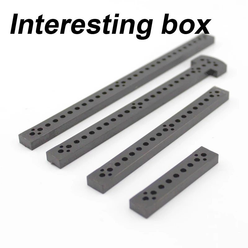 3mm hole multifunctional flat bar fixed connecting rod bracket toy ...