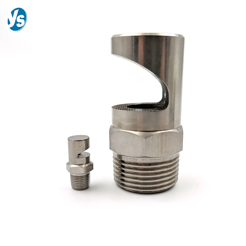 Deflected Wide-angle Flat Fan Nozzle 1/8" 1/4" 3/8" 1/2" 3/4" Bsp Male ...