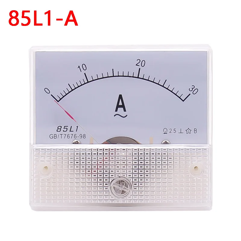 85L1-AC-Current-Meter-Panel-50mA-500mA-1A-5A-10A-20A-50A-100A-Gauge ...