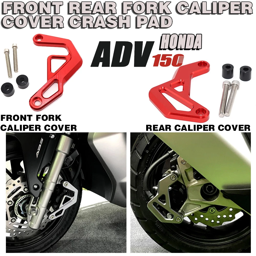 Motorcycle Front Rear Fork Caliper Cover | Protection Decorative Cover ...