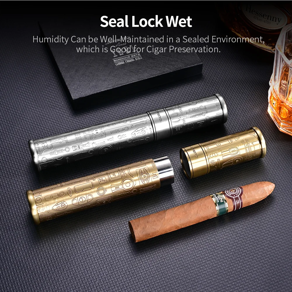 Cigar-Tube-Holder-Hold-Single-Cigar-Seal-Lock-Wet-Cigar-Moisturizing ...