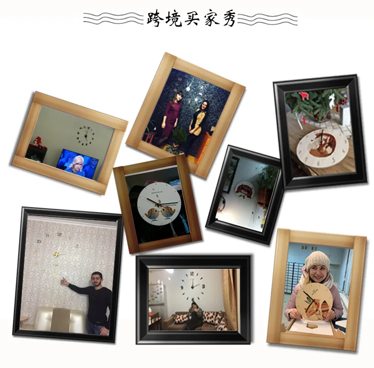 Amazon креативные настенные часы в виде фруктового дерева Акриловые