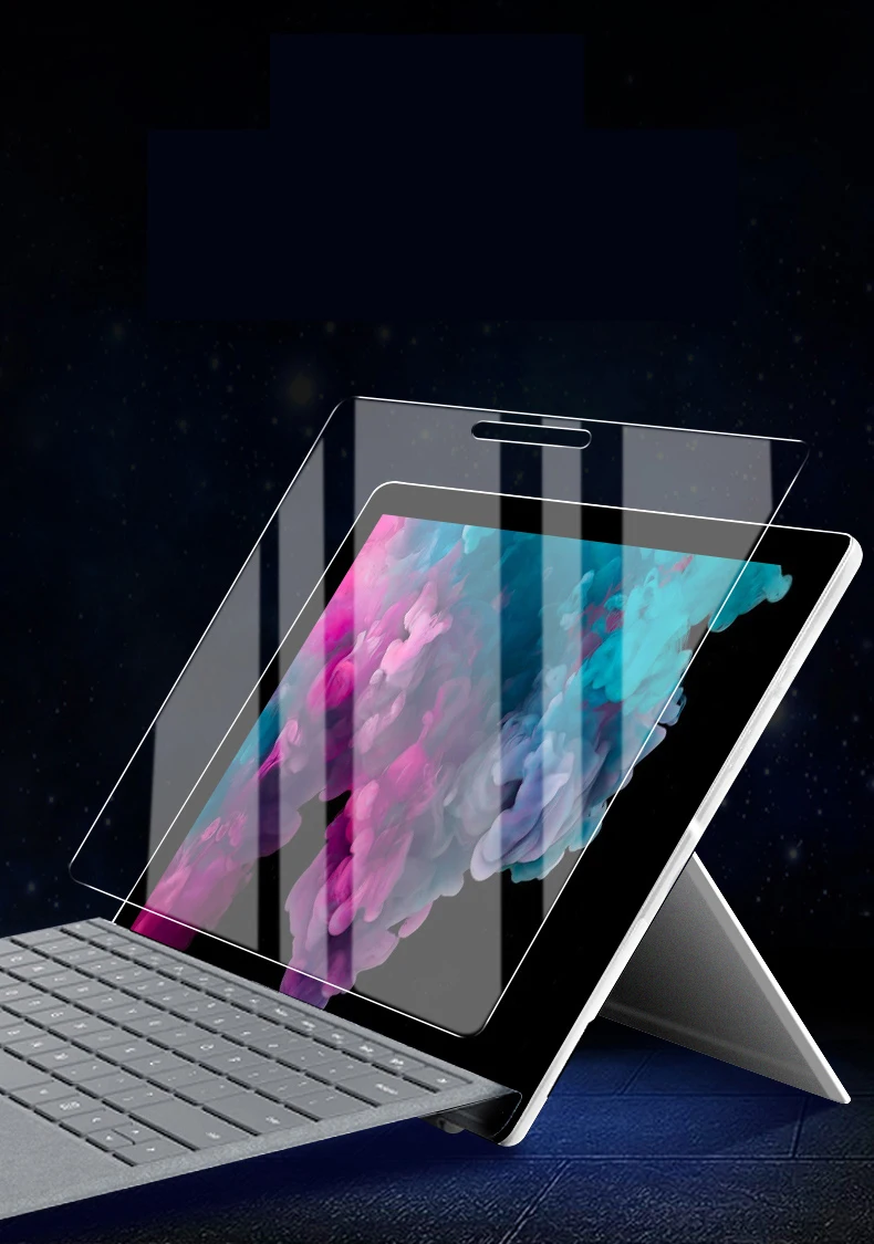 HD Tempered Glass for microsoft surface pro 7 screen