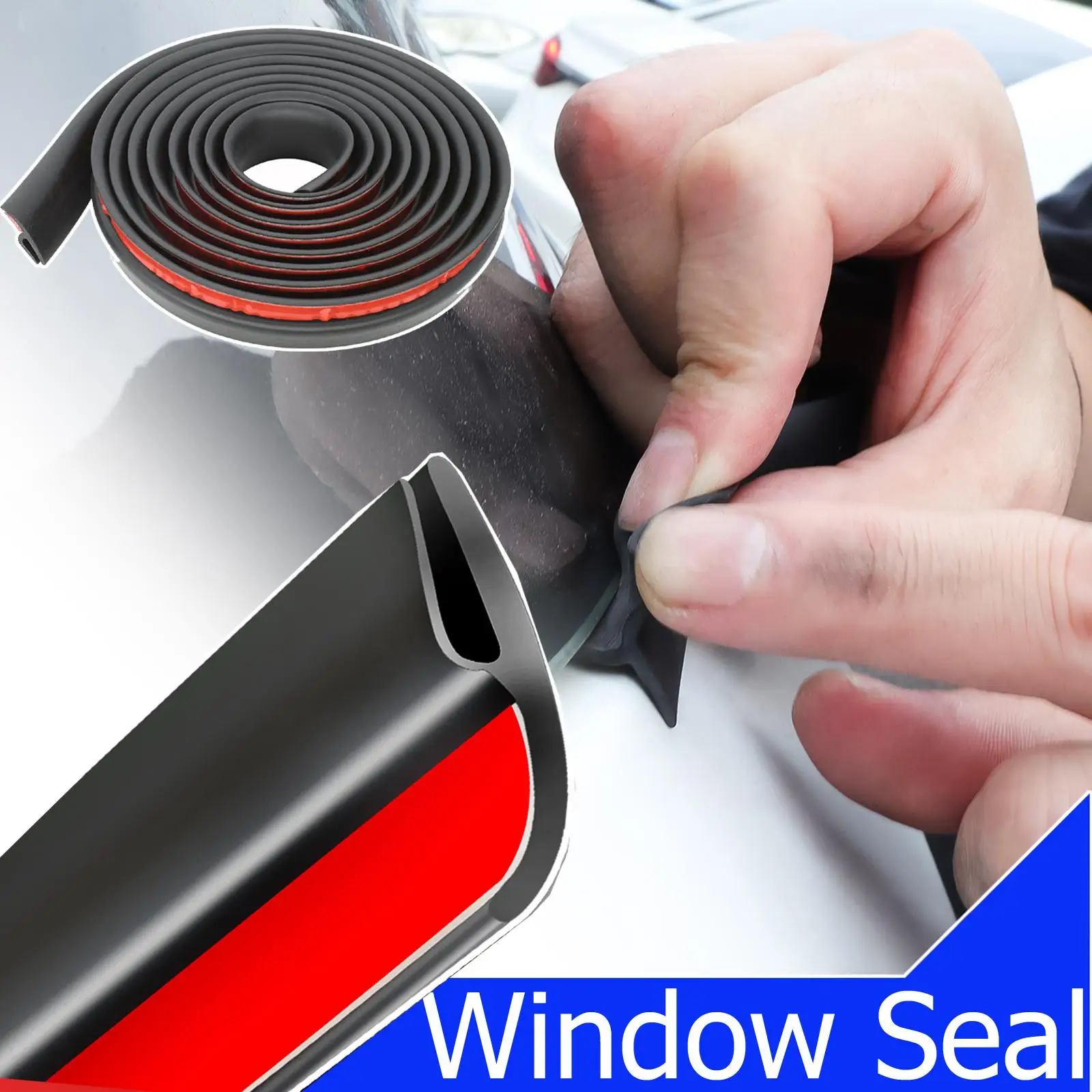 h-Type-Weatherstrip-Car-Front-Windshield-Panel-Rear-Window-Seal-Sealing ...