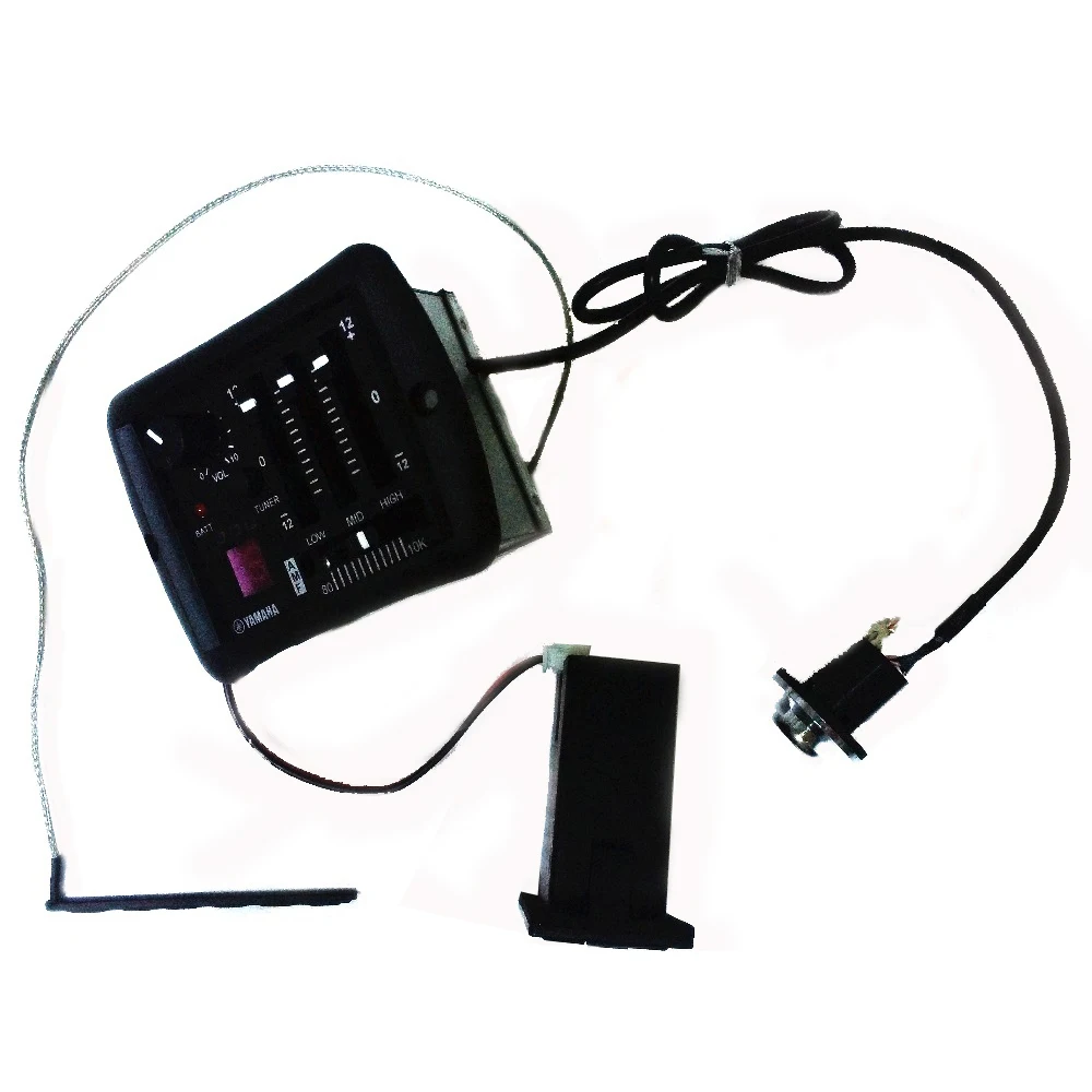 Oem 5pcs 기타 픽업 4 밴드 Eq 이퀄라이저 어쿠스틱 기타 프리 앰프 피에조 픽업 티몬