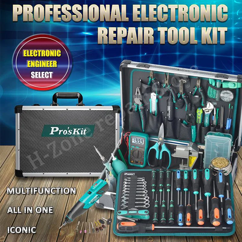 63Pcs Proskit PK-1900NB brand new electronic electrician welding ...