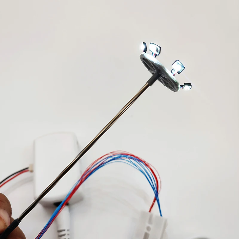 2 PCS HO Scale Model lighting tower, tower lights Model Lights Layout ...