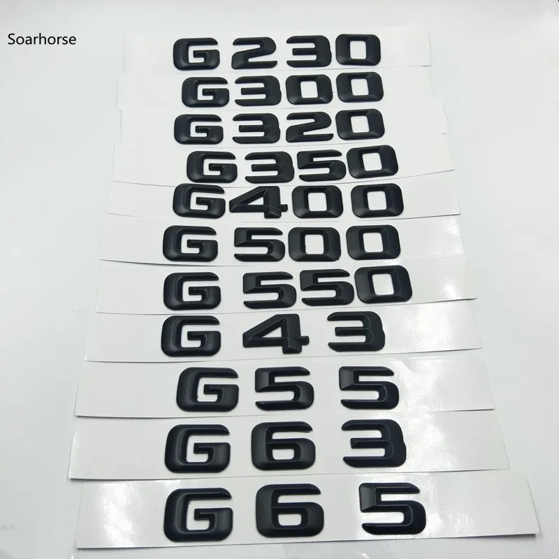 Car Letters Badge Rear Sticker Emblem Styling For Mercedes Benz W463 G ...