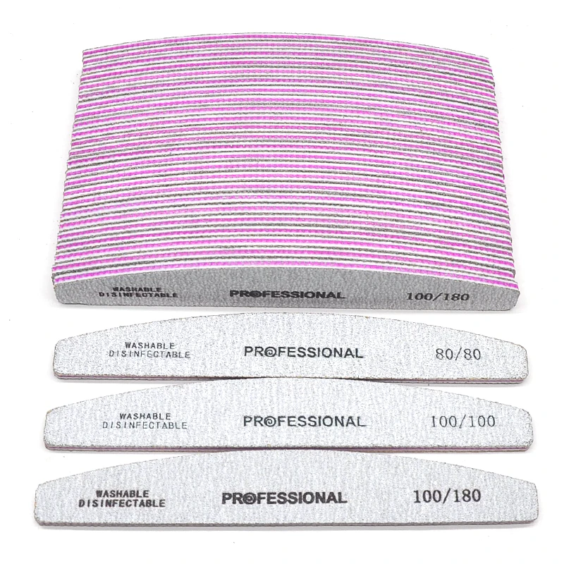 Arquivos-de-unhas-profissionais-para-Manicure-Grey-Boat-Nail-Polish ...