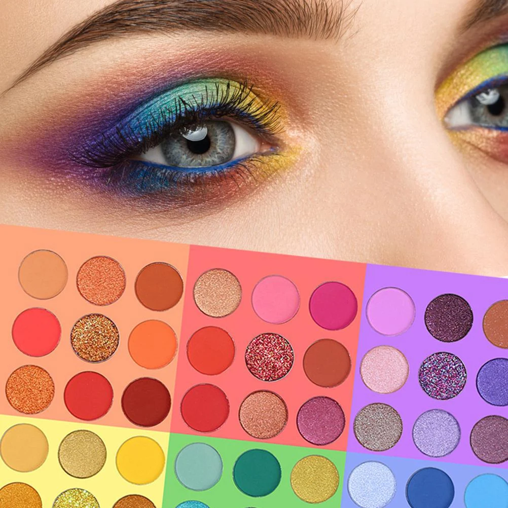 54 Colors Shadows Eyeshadow Palette Eyeshadow Palette Bright Pigment 54 Colors Shadows Eyeshadow Palette Eyeshadow Palette Bright Pigment