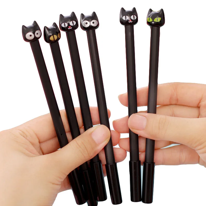 1pcs-Cute-Cat-Gel-Pen-Cartoon-Sign-Writing-Tool-For-Kids-Gift-Practical ...