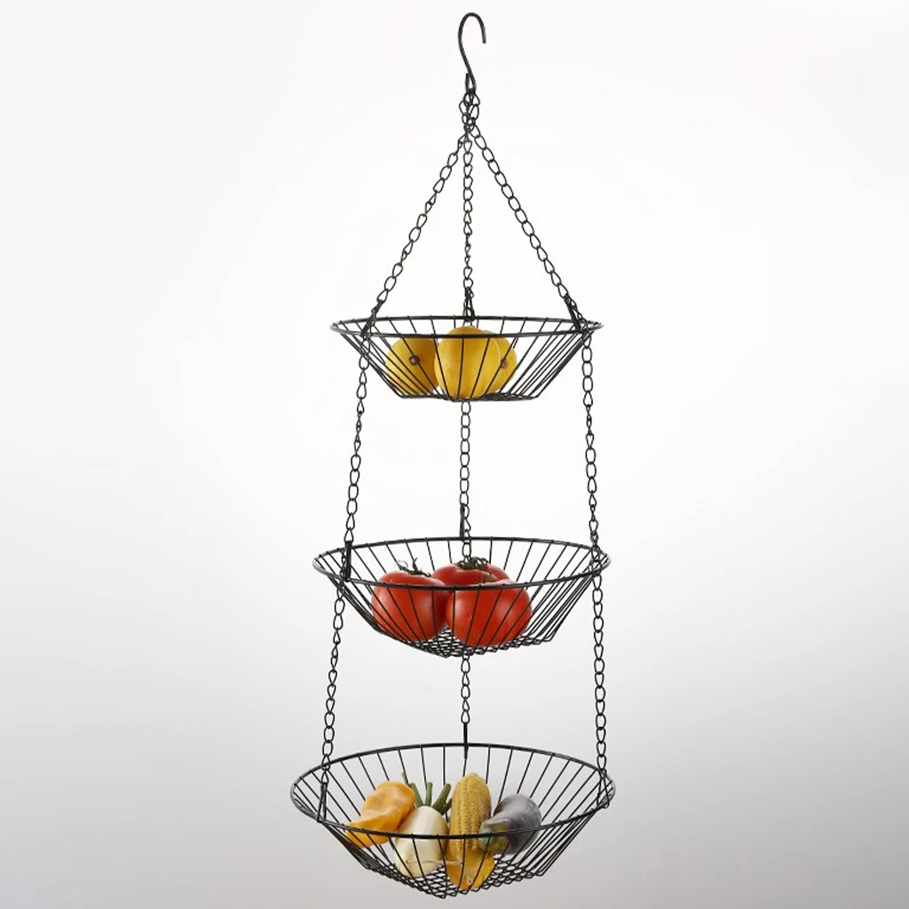 3-Tiers-Iron-Hanging-Basket-Fruit-Vegetable-Holder-Rack-with-Metal ...