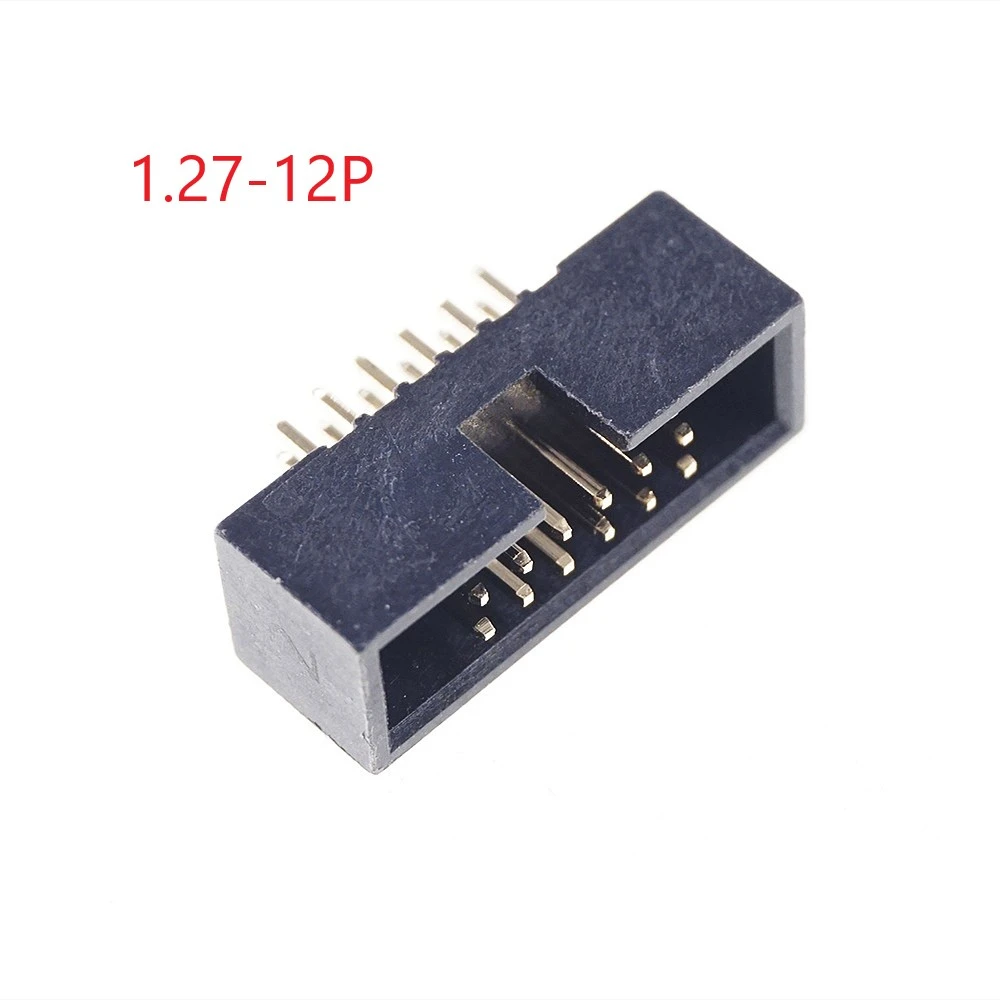 20pcs 0.050" 1.27 Mm 2x6 Pin 12 Positions Idc Male Box Header Dual Row ...