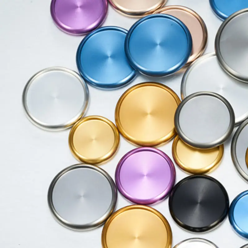 Yiwi 13 Pieces of Metallic Discs for Disc Bound Notebook Mushroom Hole ...