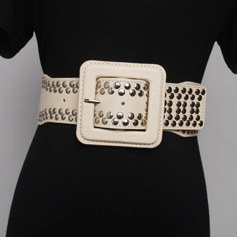 ¡Novedad de 2020! Cinturón ancho de moda para mujer, cinturones punk ...