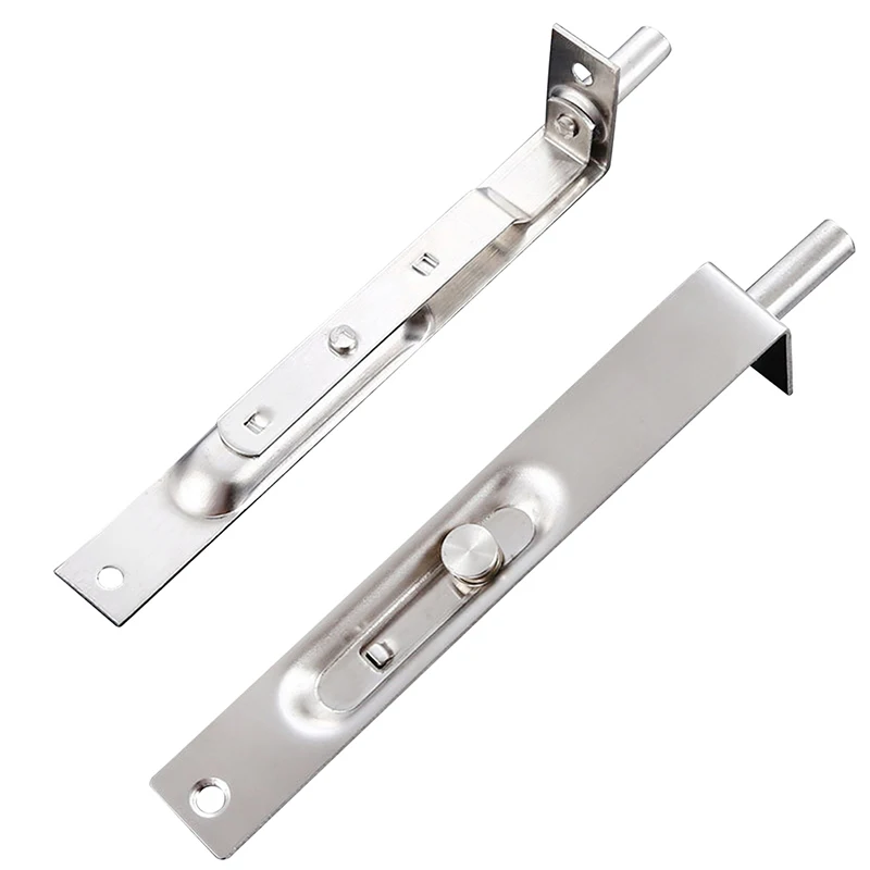 Door Flush Bolt 8/10/12Inch Concealed Security Door Lock for Composite ...