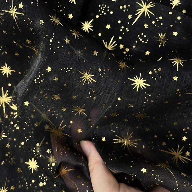 Glitter Shiny Crepe Organza Fabric Bronzing Tulle Mesh Fabric for Woman ...