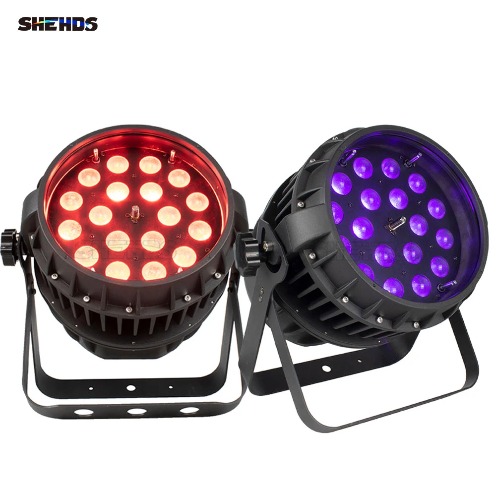 Shehds Upgrade Led Ip65 Waterproof 18x18w Rgbwa Uv Zoom Wash Par ...