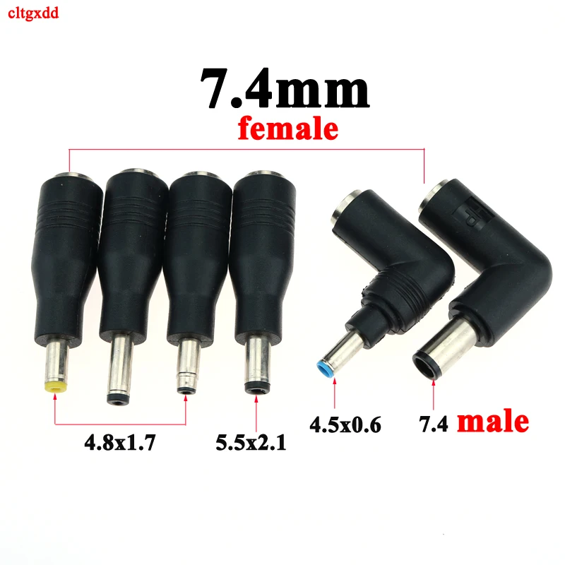 1X DC 7.4 x 5.0 mm 7.4*0.6 female to 7.4*5.0 4.5*0.6 4.8*1.7mm 5.5*2.1 ...