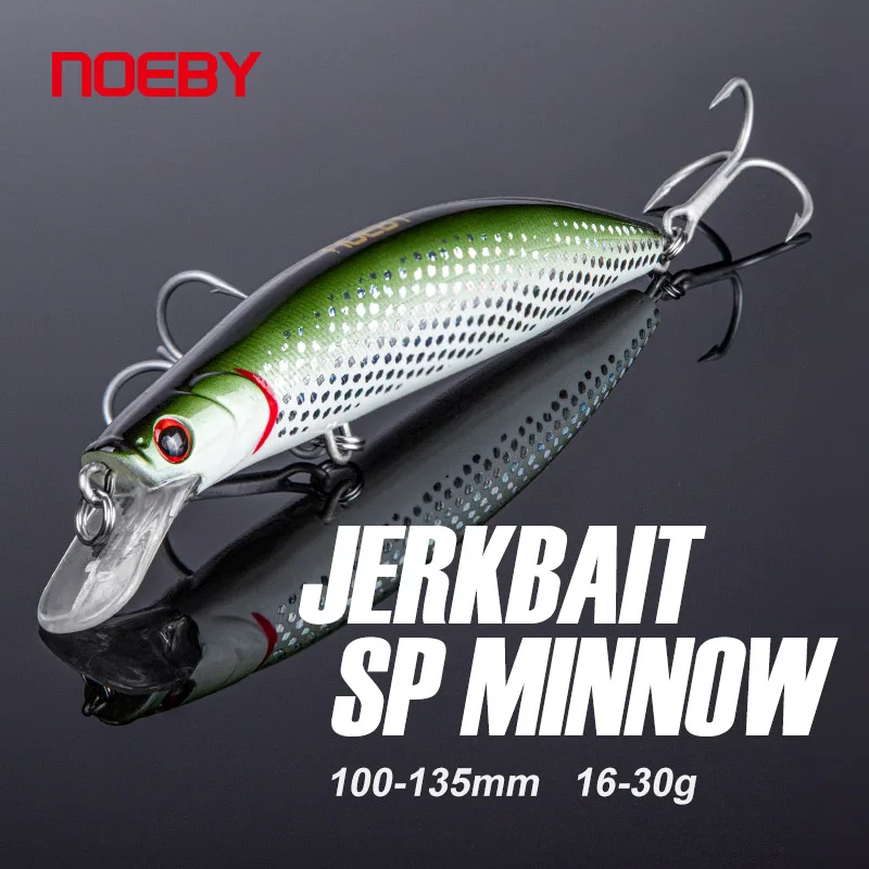 NOEBY-Floating-Minnow-Fishing-Lure-120mm-22g-135mm-28g-Artificial-Hard ...