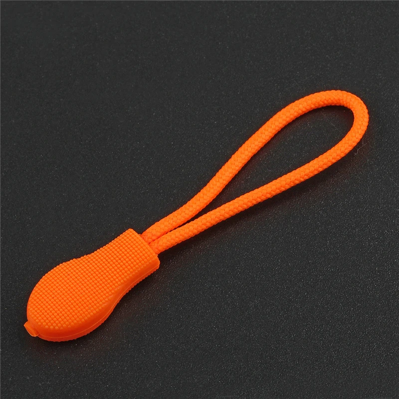 100pcs/lot Zipper Puller Mix Colors Cord Zipper Pull Strap Lariat Black ...