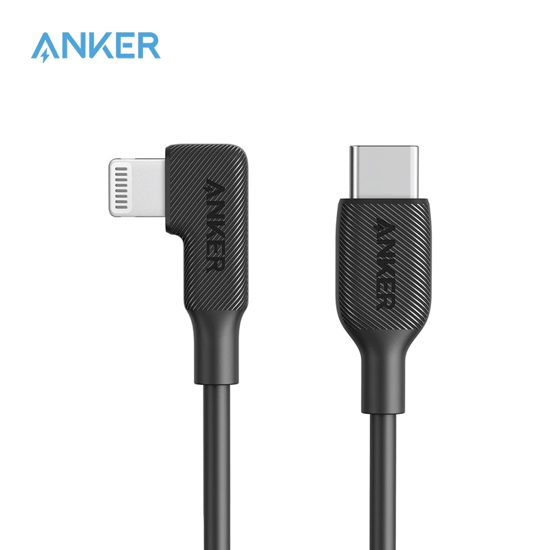 Anker Cable Lightning de USB C a 90 grados, certificado por MFi ...