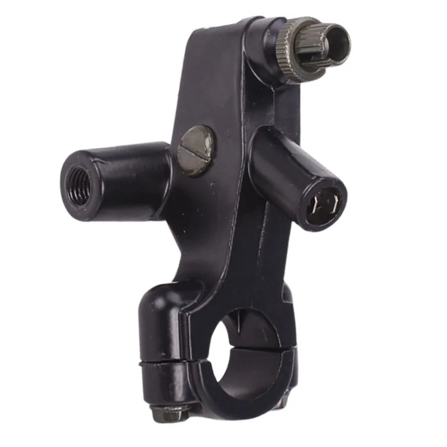 Cnc Black Motorcycle Brake Clutch Lever Perch Bracket Mirror Mount For ...