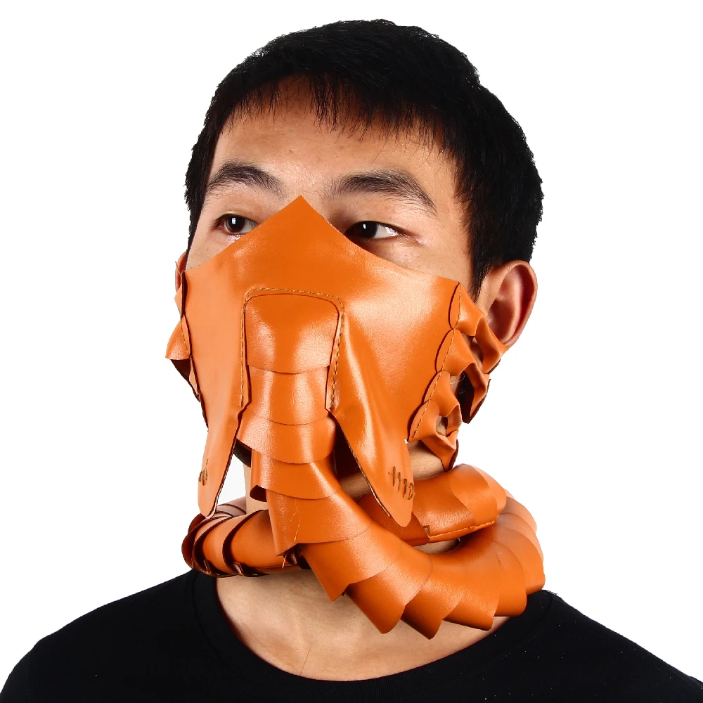 Halloween Funny Scary Face Scorpion Alien Facehugger Cosplay Mask ...