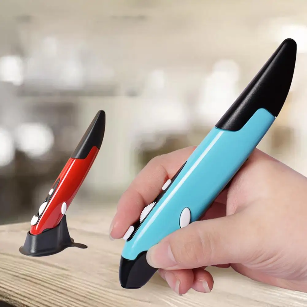 2.4G USB Wireless Pen Mouse Optical Presenter Pen Mouse 500/1000DPI ...