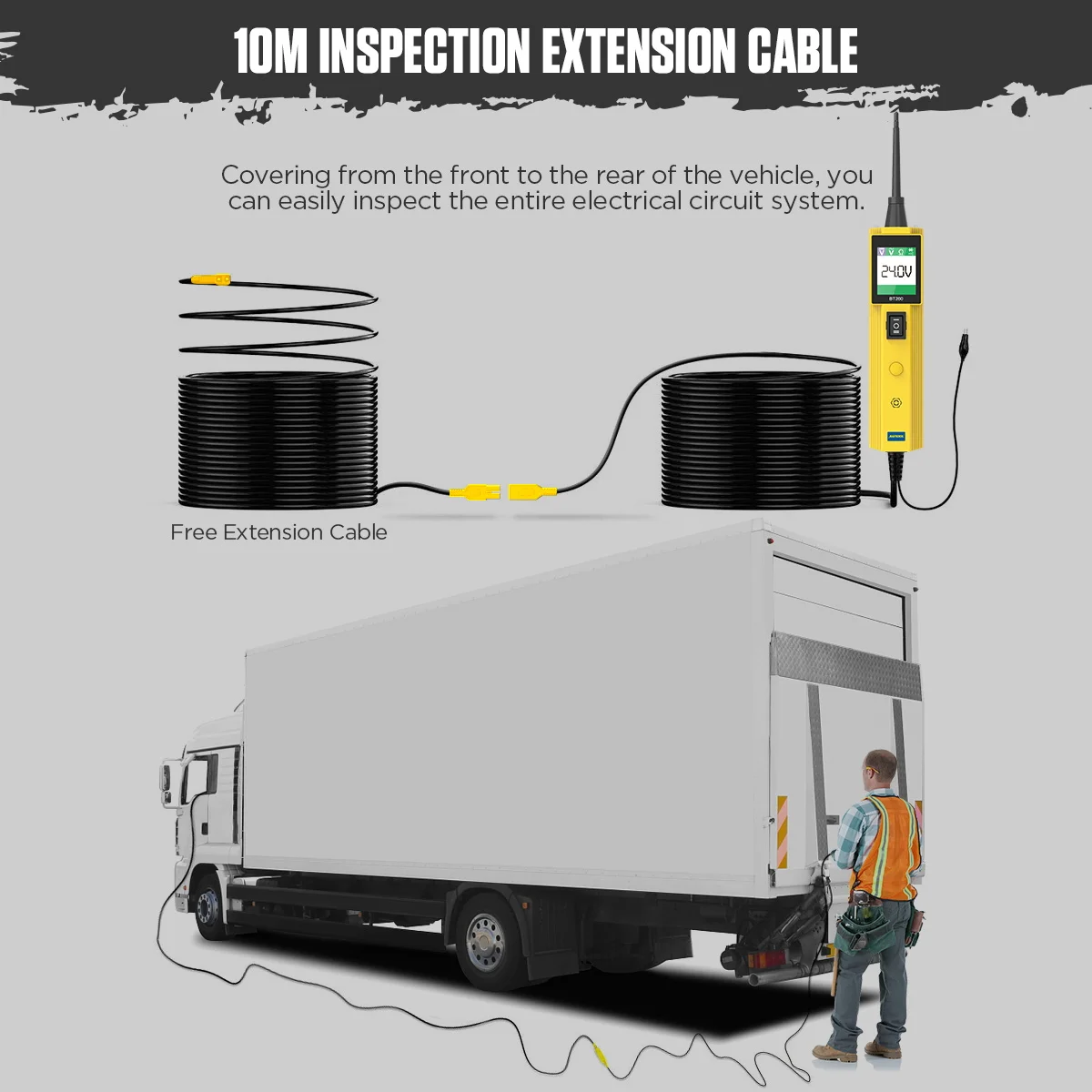 AUTOOL BT260 Car Circuit Tester Power Probe Auto Electric Voltage ...